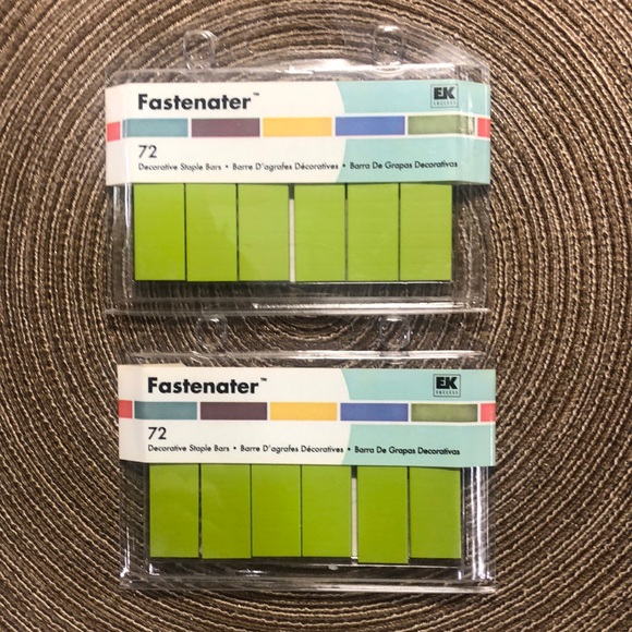Ek Success | Office | Fastenater Lime Green Staple Bars | Poshmark